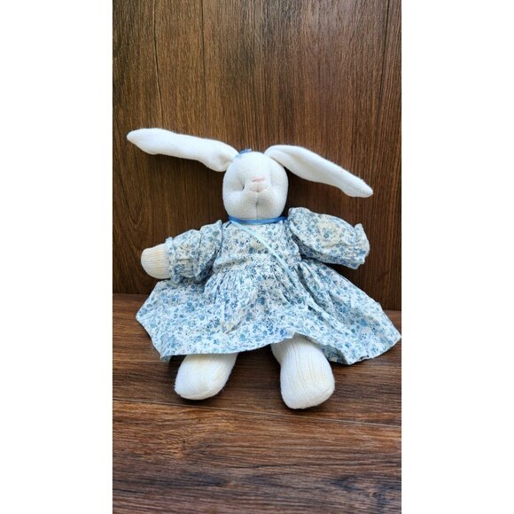 "Handmade" | Toys | Vintage Handmade Toy Bunny Rabbit Grannycore Sewn ...